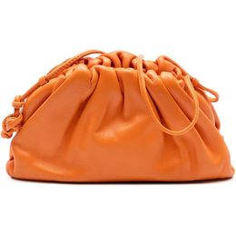 Bottega Veneta Hobo Bags - Lambskin The Mini Pouch Crossbody - Gr. unisize - in Orange - f&uuml;r Damen