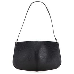Louis Vuitton Hobo Bags - Epi Demi Lune Pochette - Gr. unisize - in Schwarz - f&uuml;r Damen