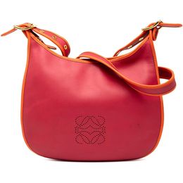 Loewe Hobo Bags - Leather Anagram Sofia Crossbody - Gr. unisize - in Rot - f&uuml;r Damen
