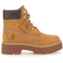 Timberland Stiefel - Brown Leather Timberland Ankle Boots - Gr. 36 (EU) - in Braun - f&uuml;r Damen