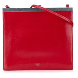 C&eacute;line Celine Hobo Bags - Mini Leather Clasp Crossbody - Gr. unisize - in Rot - f&uuml;r Damen