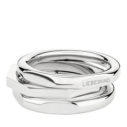 Liebeskind Berlin Ring - Edelstahl Ring - Gr. 56 - in Quarz - f&uuml;r Damen