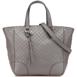 Gucci Hobo Bags - Small MicroGuccissima Bree Satchel - Gr. unisize - in Grau - f&uuml;r Damen