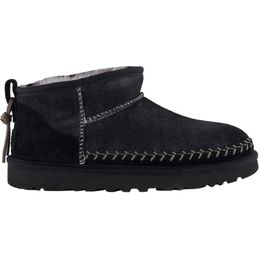 UGG Australia UGG Stiefel - Dames Ultra Mini Biarritz Zwart - Gr. 39 (EU) - in Schwarz - f&uuml;r Damen