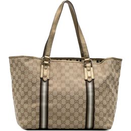 Gucci Shopper - Large GG Canvas Jolicoeur Tote - Gr. unisize - in Braun - f&uuml;r Damen