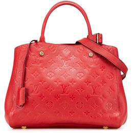 Louis Vuitton Hobo Bags - Monogram Empreinte Montaigne MM - Gr. unisize - in Rot - f&uuml;r Damen