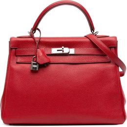 Herm&egrave;s Herm&egrave;s Hobo Bags - Togo Kelly II Retourne 32 - Gr. unisize - in Rot - f&uuml;r Damen