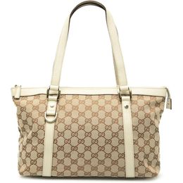 Gucci Shopper - GG Canvas Abbey D Ring Tote - Gr. unisize - in Braun - f&uuml;r Damen