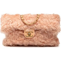 Chanel Clutches - CC Fantasy Fur Clutch with Chain - Gr. unisize - in Gold - f&uuml;r Damen