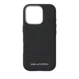 K by KARL LAGERFELD Karl Lagerfeld Handyh&uuml;llen - All-over Logo iPhone 16 Pro Max Case - Gr. unisize - in Schwarz - f&uuml;r Damen