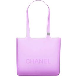 Chanel Shopper - Small Rubber Logo Jelly Tote - Gr. unisize - in Orange - für Damen