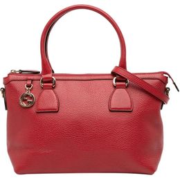 Gucci Hobo Bags - Dollar Calfskin GG Charm Satchel - Gr. unisize - in Rot - f&uuml;r Damen