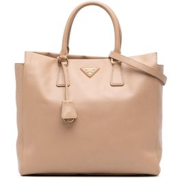 Prada Hobo Bags - Saffiano Lux Satchel - Gr. unisize - in Braun - f&uuml;r Damen
