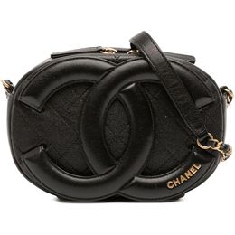 Chanel Hobo Bags - CC Quilted Lambskin Coco Midnight Camera Bag - Gr. unisize - in Schwarz - f&uuml;r Damen