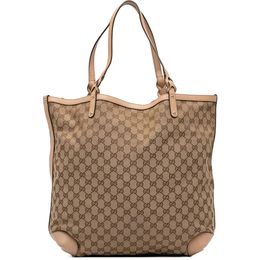 Gucci Shopper - GG Canvas Craft Tote - Gr. unisize - in Braun - f&uuml;r Damen