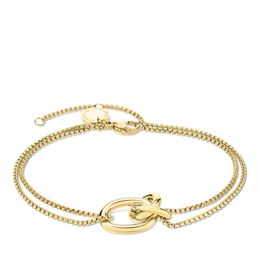Liebeskind Berlin Armband - Edelstahl Modern Knot - Gr. ONESIZE - in Gold - f&uuml;r Damen