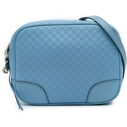 Gucci Hobo Bags - Mini MicroGuccissima Bree Crossbody - Gr. unisize - in Blau - f&uuml;r Damen