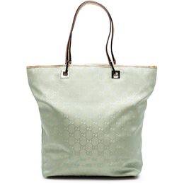 Gucci Shopper - GG Canvas Tote - Gr. unisize - in Gr&uuml;n - f&uuml;r Damen