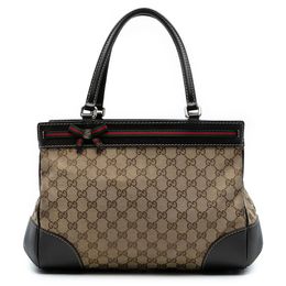 Gucci Shopper - GG Canvas Mayfair Tote - Gr. unisize - in Braun - f&uuml;r Damen