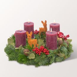 Adventskranz Winter Berry (Ø 30 cm)