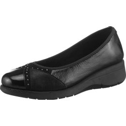 Damen Ballerina schwarz, Gr&ouml;&szlig;e 39