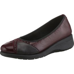 Damen Ballerina bordeaux Gr&ouml;&szlig;e 39
