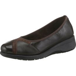 Damen Ballerina schoko Gr&ouml;&szlig;e 37