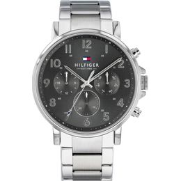 Tommy Hilfiger Uhr 'Dressed Up, 1710382' Herren Gr&ouml;&szlig;e One Size graphit / silber