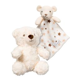 Snuggle Tots Set 'B&auml;r' M&auml;dchen Gr&ouml;&szlig;e S/XXL braun / wei&szlig;