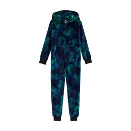 WE Fashion Onesie Jungen Größe 122/128 dunkelblau / grün