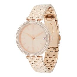 Tommy Hilfiger Uhr 'NATALIE' Damen Größe One Size marine / rosegold / rot / weiß