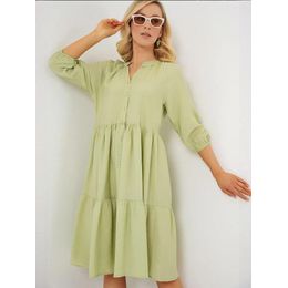 Bigdart Kleid Damen Gr&ouml;&szlig;e 42 hellgr&uuml;n Winterkleid