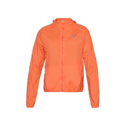 Nike Sportjacke Damen Größe M grau / orangerot