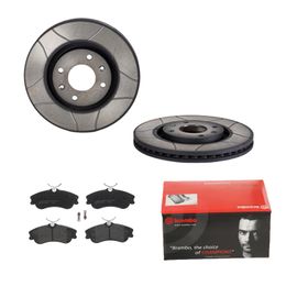 Brembo Bremsensatz, Scheibenbremse 1420-56807 vorne rechts links innenbel&uuml;ftet 283mm f&uuml;r CITRO&Euml;N (DF-PSA) PEUGEOT TOYOTA VAUXHALL OPEL DS 425380 42521