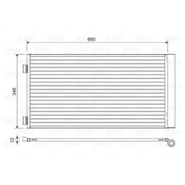Valeo Kondensator, Klimaanlage für MINI 64539228607 9228607 814408