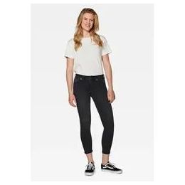 R&ouml;hrenjeans Mavi "LEXY", Damen, Gr. 26, L&auml;nge 27, schwarz, 80% Baumwolle, 17% Polyester, 3% Elasthan, skinny fit kn&ouml;chellang, Jeans, Cropped Super Skinny Jeans