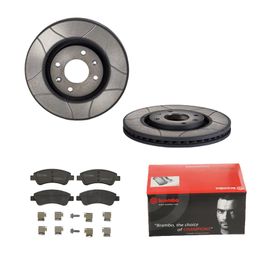 Brembo Bremsensatz, Scheibenbremse vorne rechts links innenbel&uuml;ftet 283mm f&uuml;r CITRO&Euml;N (DF-PSA) PEUGEOT TOYOTA VAUXHALL OPEL DS FENGSHEN 425382 1637014