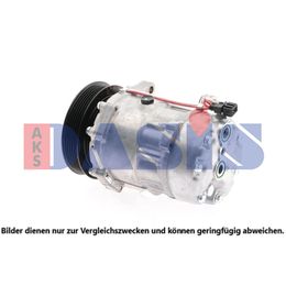 AKS DASIS Kompressor, Klimaanlage 12V für VAG 7D0820805 851349N