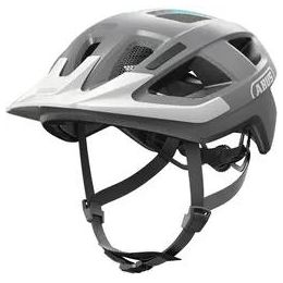Fahrradhelm Abus "ADURO 3.0" Gr. M, grau (race grau), Helme, M Kopfumfang: 52cm - 58cm