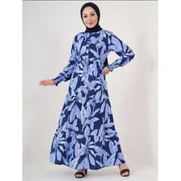 Bigdart Kleid Damen Gr&ouml;&szlig;e 38 marine / hellblau Winterkleid