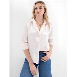 Bigdart Bluse Damen Gr&ouml;&szlig;e 4XL naturwei&szlig;