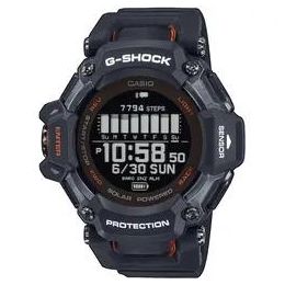 Smartwatch Casio G-SHOCK, orange (schwarz, orange), Smartwatches, Herren, Smartwatch, Solaruhr, Armbanduhr, Herrenuhr, Digitaluhr,Stoppfunktion, Weltzeit
