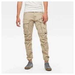 G-Star Raw Cargohose G-STAR "Rovic Zip 3D Tapered Pant", Herren, Gr. 34, L&auml;nge 36, beige, Web, Obermaterial: 97% Baumwolle, 3% Elasthan, unifarben, normal lang, Hosen Cargohose, Tapered Fit