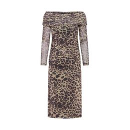 Ichi Kleid 'IHPARDA' Damen Gr&ouml;&szlig;e 34 kitt / braun / dunkelbraun Winterkleid