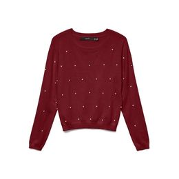 Véro Moda VERO MODA Pullover 'VMGlory' Damen Größe XL rot / weiß