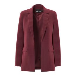 Pieces Blazer 'PCBossy' Damen Gr&ouml;&szlig;e 44 rubinrot / wei&szlig;