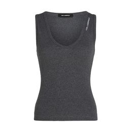 K by KARL LAGERFELD Karl Lagerfeld Top female Grey size XL
