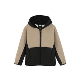 Cool Club Sweatjacke Jungen Gr&ouml;&szlig;e 98 dunkelbeige / schwarz
