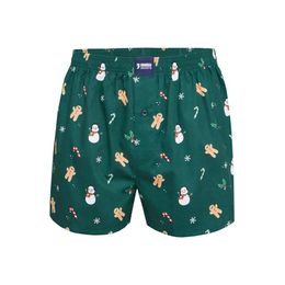 Happy Shorts Boxer XMAS in Snowman + Gingerbread | Gr.: M