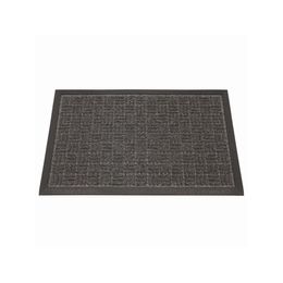 siena GARDEN Türmatte QUADRO mit 100% Polypropylen-Flor, 45 x 75 cm in anthrazit | Gr.: onesize